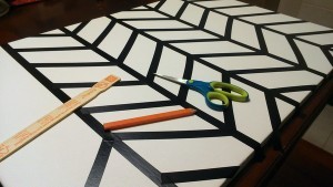 How To Make Your Own DIY Abstract Art Using Electrical Tape