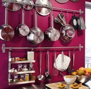 Kitchen Railing Storage Ideas - Kitchen Organization