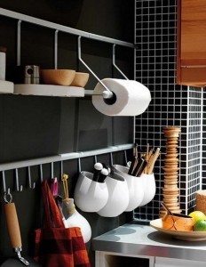 Kitchen Railing Storage Ideas - Kitchen Organization