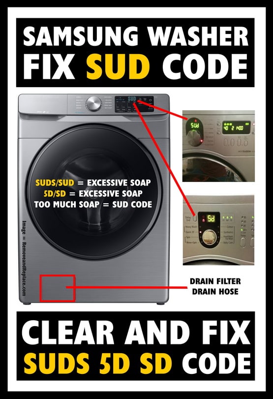 How To Fix SUD Code On Samsung Washing Machines SUDS Error How To Fix SUD Code On Samsung Washing Machines SUDS Error