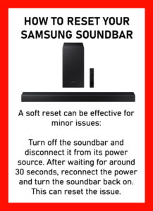 How to Reset Your Samsung Soundbar